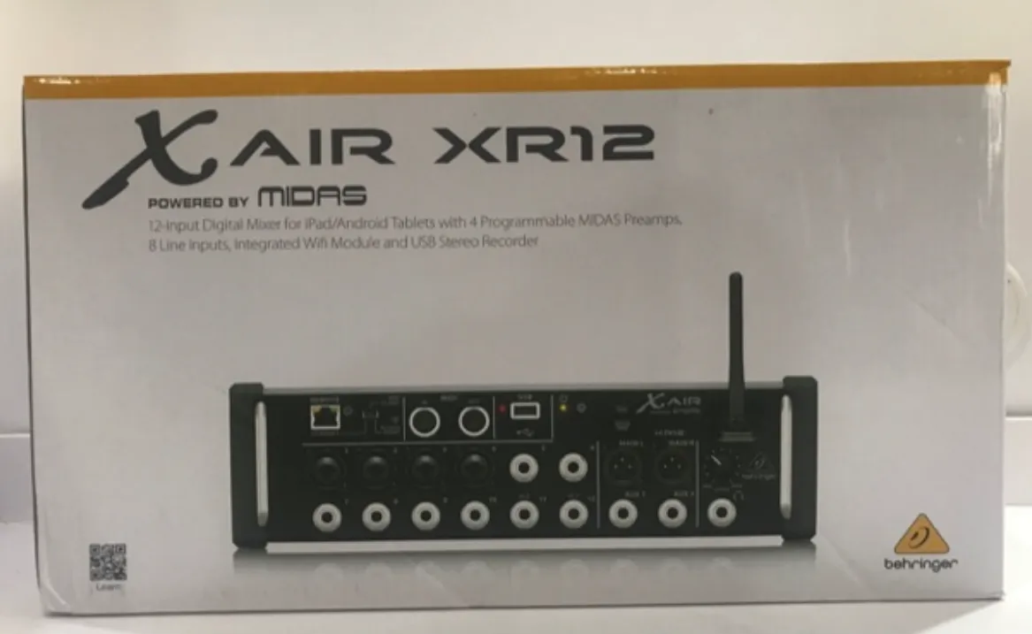 มิกเซอร์ดิจิตอล Behringer XAIR XR12 ของแท้ 100% แถมสายสัณญาณcm2เส้นยาว ...