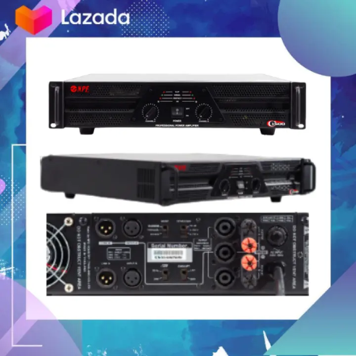 NPE C 1500 POWER AMP เครื่องขยายเสียง เพาเวอร์ แอมป์ รุ่น C1500 | Lazada.co.th