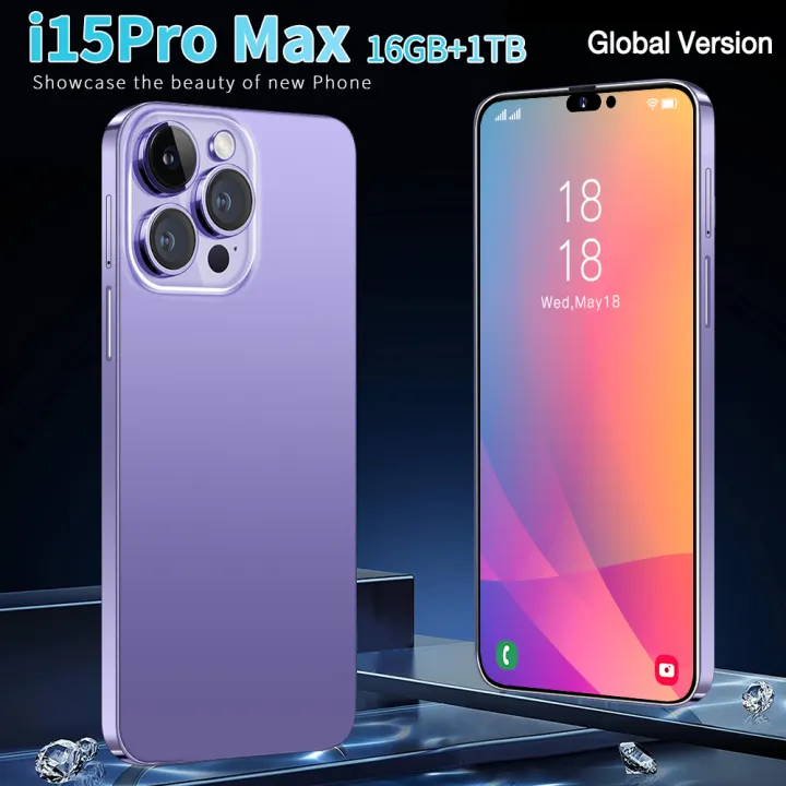 2023 ใหม่ โทรศัพท์💎 i15pro max💎 (16G RAM + 1024G ROM) 5G โทรศัพท์มือถือ โทรศัพท์ถูกๆ สมาร์ทโฟน ...