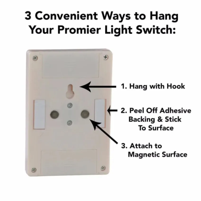 Di shop ไฟติดผนัง พร้อมสวิตเปิด/ปิด ไม่ต้องเดินสาย ติดทางเดิน ตู้เสื้อ ...