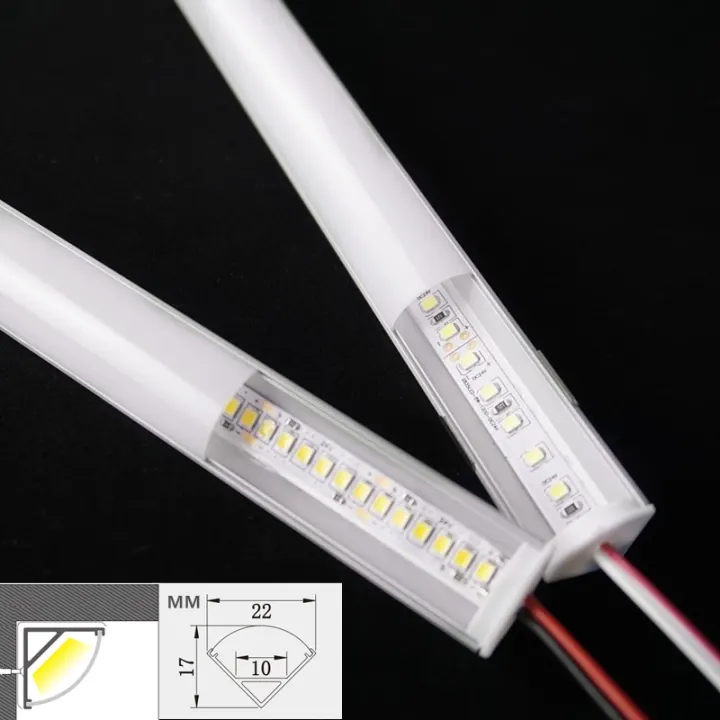 5PCS 24VDC 50CM 20Inch Led Cabinet Bar Light Diode Invisible Corner ...