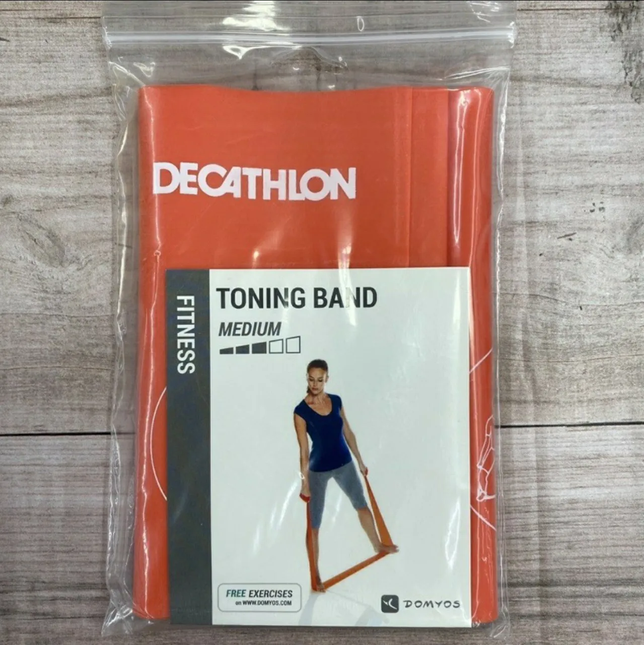 ยางยืดออกกำลังกาย Toning Band ยี่ห้อDomyos Decathlon แรงต้าน 3 ระดับ ...
