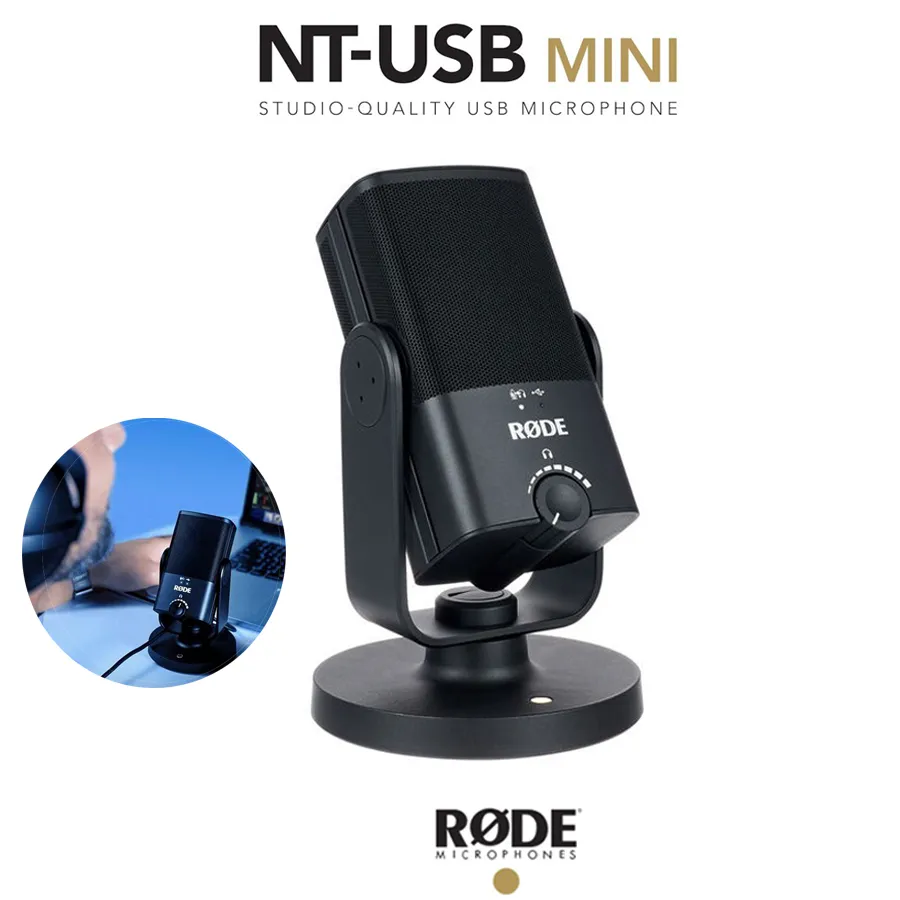 Rode NT-USB Mini USB Microphone [สินค้ารับประกันศูนย์ไทย 2 ปี] ชุด ...