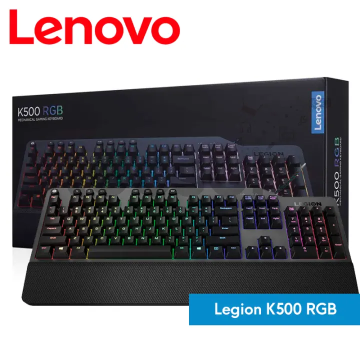 New Box Lenovo Legion K500 RGB Mechanical RED Swith Gaming Keyboard คีย ...