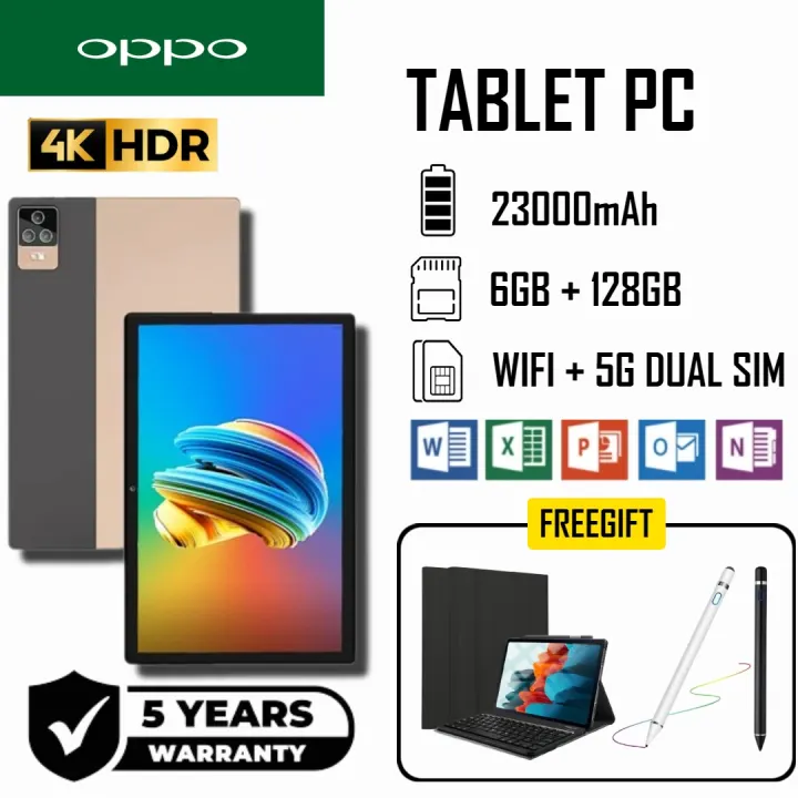 -จัดส่งฟร- OPPO Tablet PC แท็บเล็ต 10.5 Inch Android 8.1 [12GB RAM ...