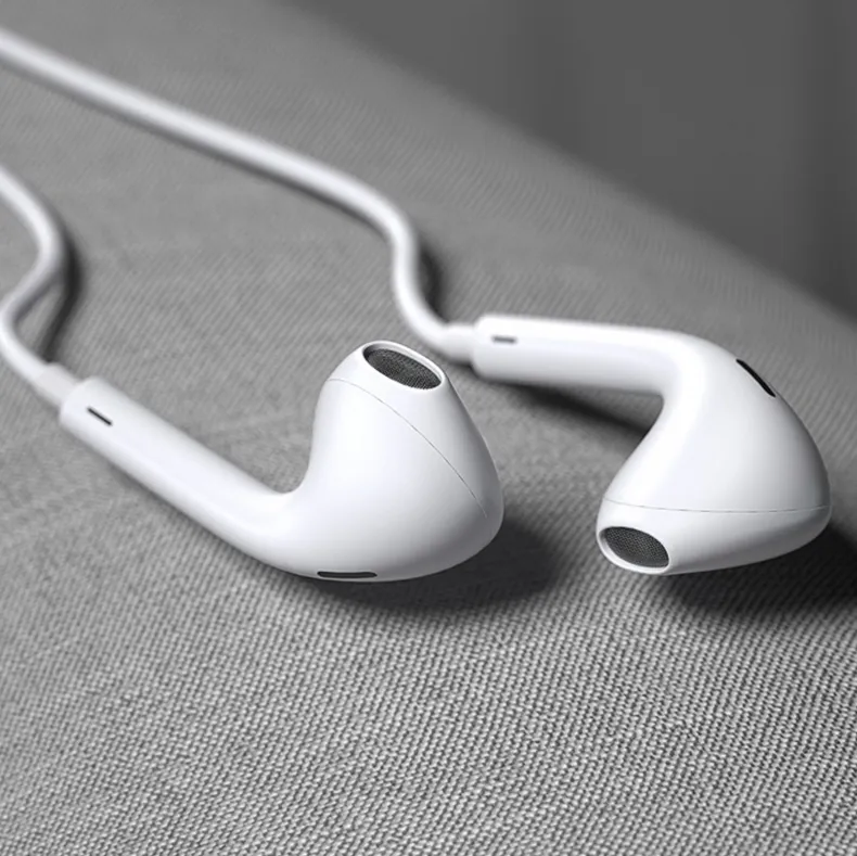 Original Earpod iphone with Lightning Connector earphone iphone for iphone7/8/X/11/12 Lightning ...