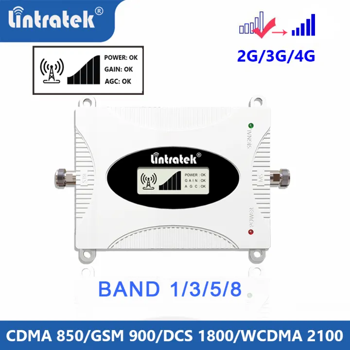 Lintratek 4G Band 28 LTE 700โทรศัพท์มือถือ Mhz เครื่องย้ำสัญญาณ65dB Gain LTE Cellular สัญญาณ ...