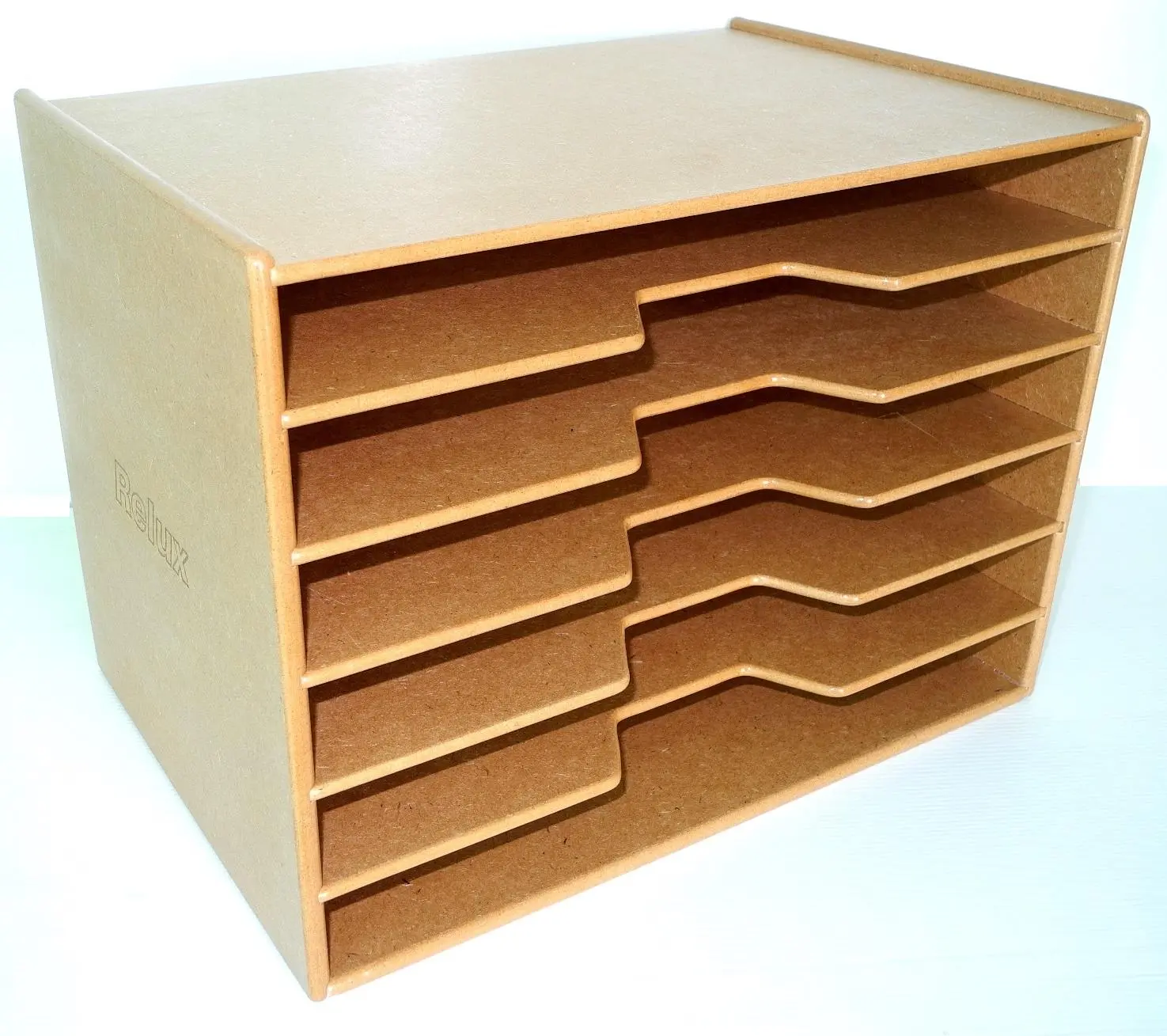 RELUX wooden sorter 6 sections stackable for A3 paper size or printer ...