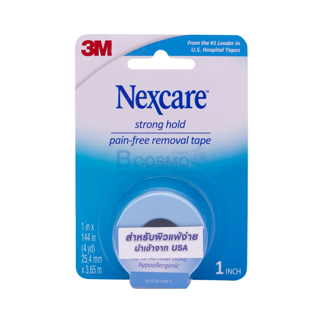 Nexcare 3M Sensitive Skin Tape เทปปิดแผลสำหรับผิวแพ้ง่าย นำเข้าจาก USA ...