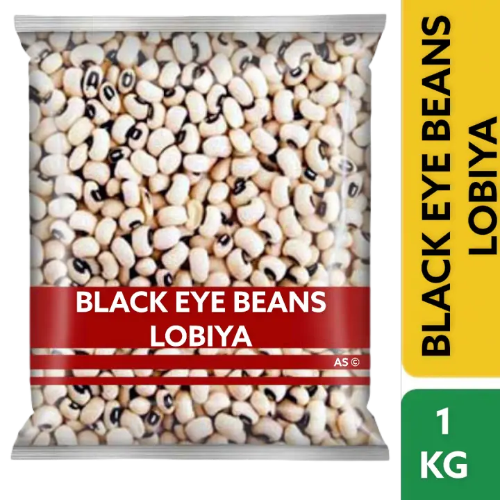 Lobiya Safed (Black Eye Beans) ถั่วตาดำอินเดีย 1kg | Lazada.co.th
