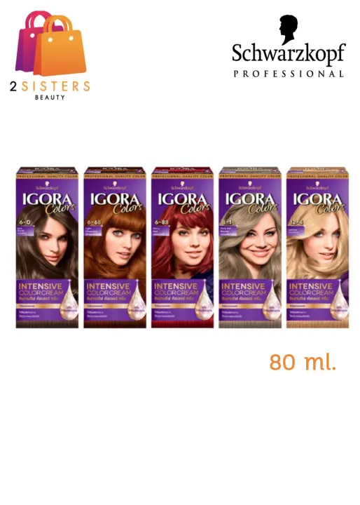 Schwarzkopf Igora Colors ชวาร์สคอฟ อีโกร่าคัลเลอร์ ครีมเปลี่ยนสีผม ...
