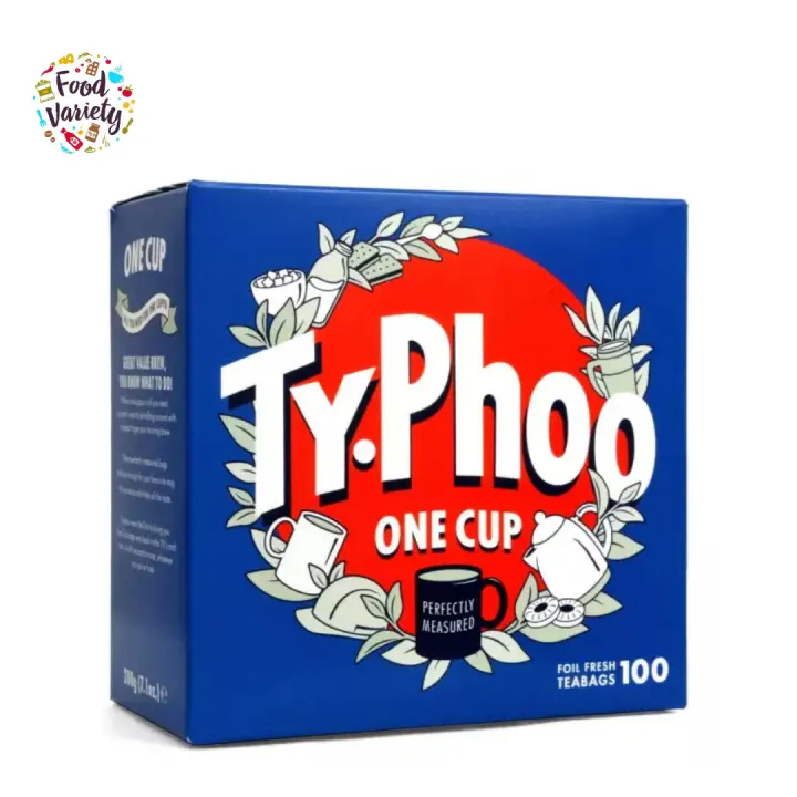 Typhoo One Cup 100 Tea Bags 200g ไทพู วัน คัพ ชา100 ถุง 200กรัม ...