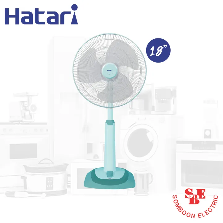 พัดลมสไลด์ฮาตาริ 18 นิ้ว รุ่น HT-S18M2 | Lazada.co.th
