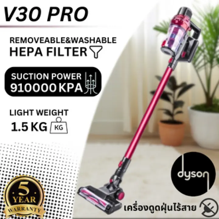 พร้อมสต็อก V30 vacuum เครื่องดูดฝุ่น V30 แรงดูดสูงปรับระดับได้ ...