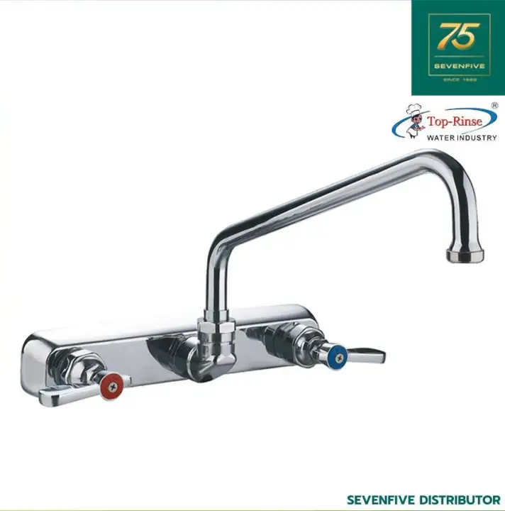 TOP RINSE ก๊อกน้ำแบบติดผนัง 8นิ้ว (20 มม) TOP1-9811-12 | Lazada.co.th