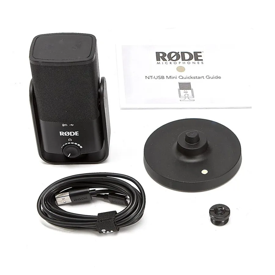 Rode NT-USB Mini USB Microphone [สินค้ารับประกันศูนย์ไทย 2 ปี] ชุด ...
