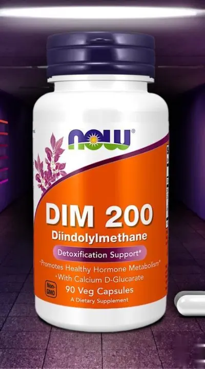 DIM / Diindolylmethane w/ Calcium 200 MG 90 Capsules by NOW FOODS ...
