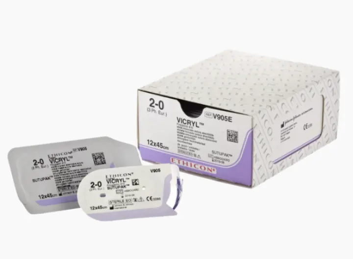 ไหมเย็บแผล Vicryl ชนิดไหมละลาย ติดเข็ม | Lazada.co.th
